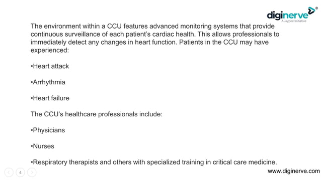 What is the difference between CCU & ICU? | PPT