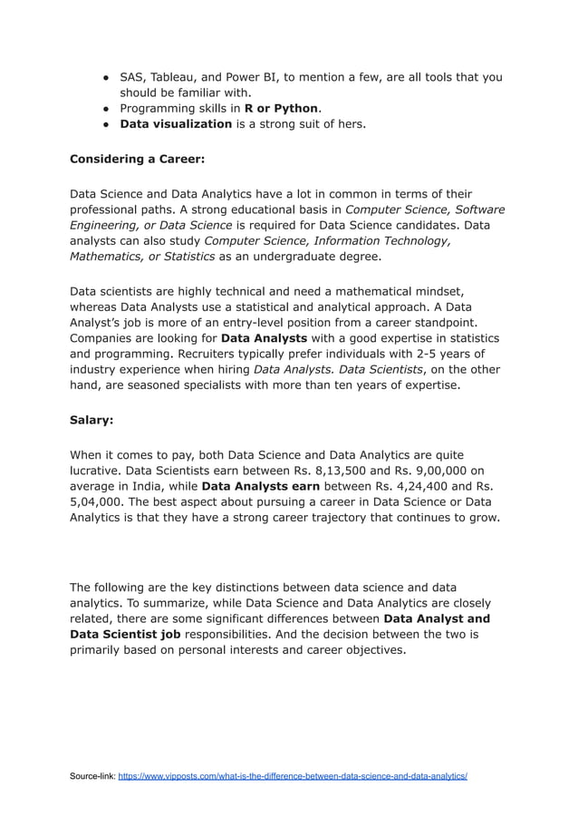 What is the difference between Data Science and Data Analytics.pdf