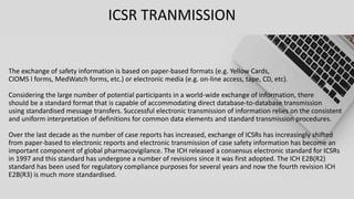 E2B(R2) vs E2B(R3) ICSR ELEMENTS | PPTX