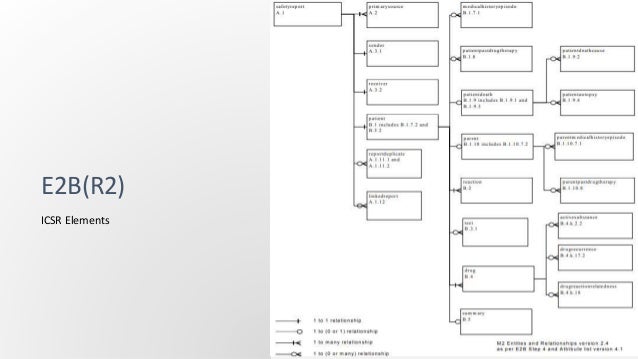 E2B(R2) vs E2B(R3) ICSR ELEMENTS