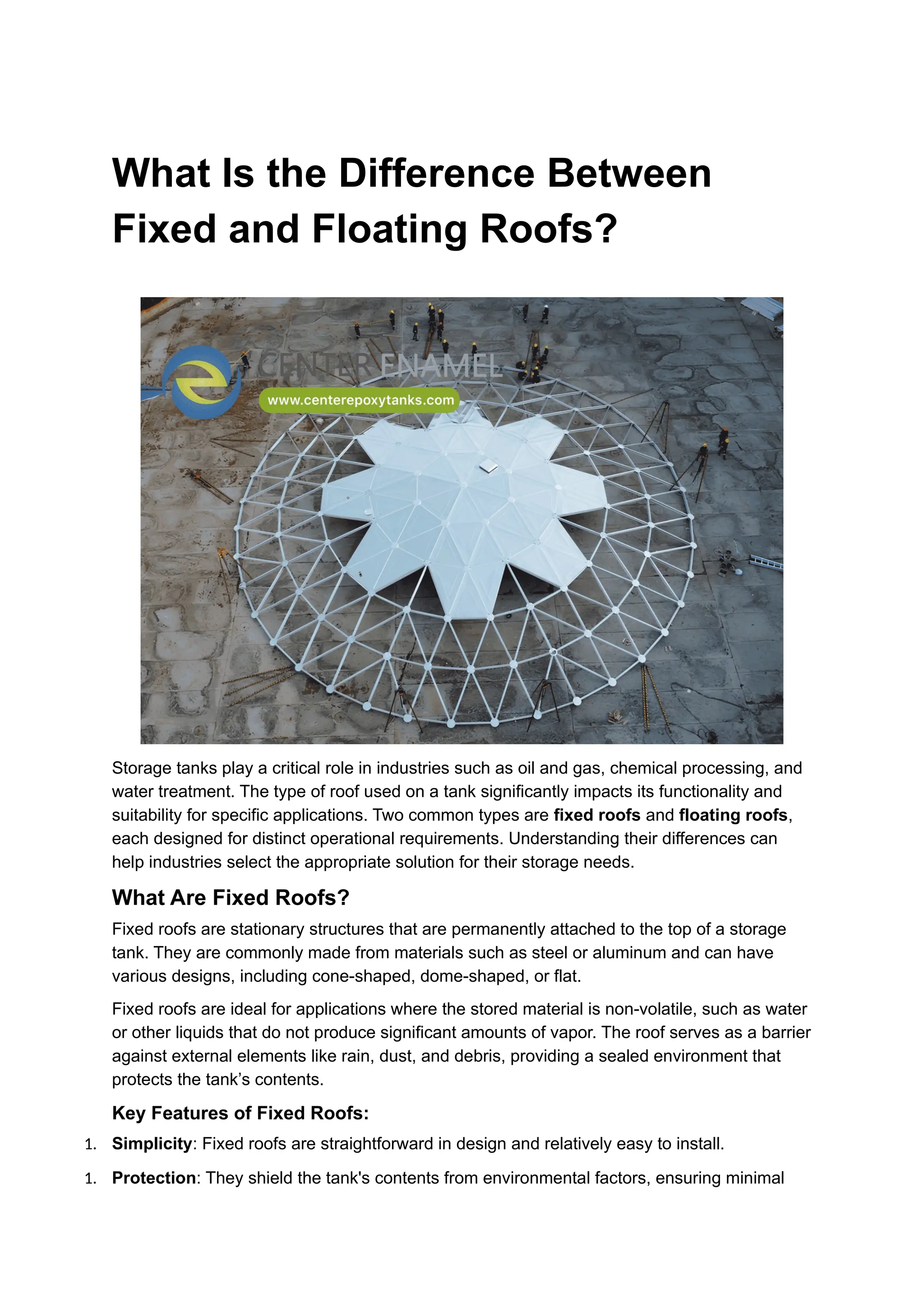 What Is the Difference Between Fixed and Floating Roofs_.docx