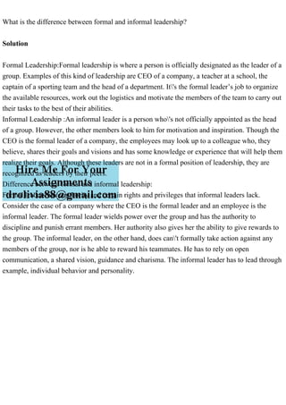 What is the difference between formal and informal leadershipSo.pdf