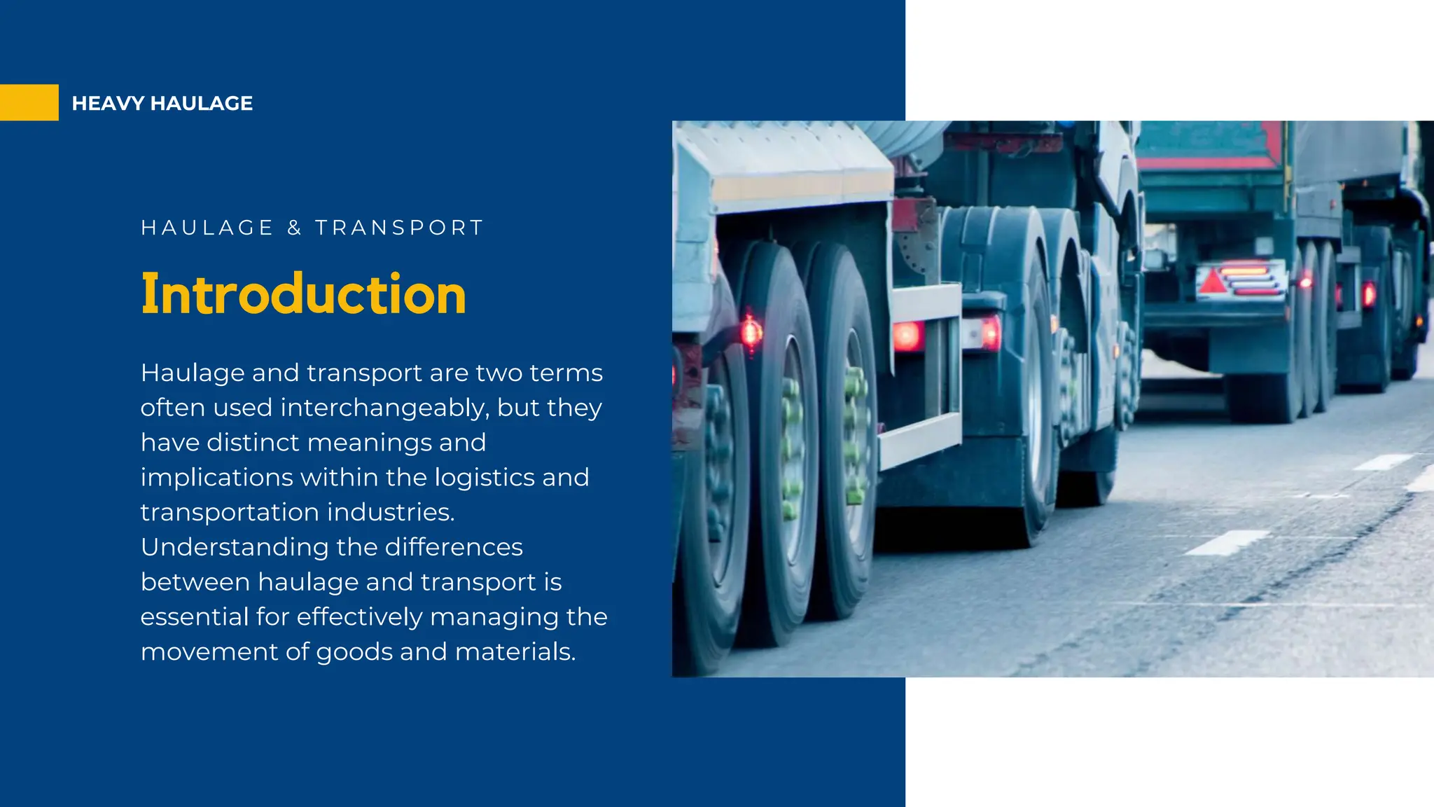 What is the difference between haulage and transport.pptx