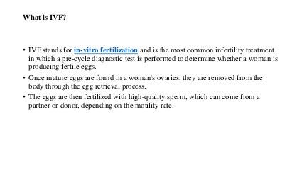 What Is the Difference Between IUI and IVF? | PPT