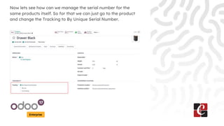 What is the Difference Between Lot & Serial Number in Odoo 17 | PPT