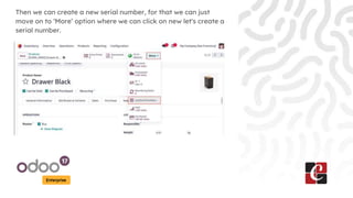 What is the Difference Between Lot & Serial Number in Odoo 17 | PPTX