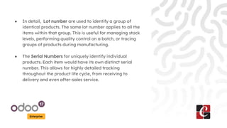What is the Difference Between Lot & Serial Number in Odoo 17 | PPTX