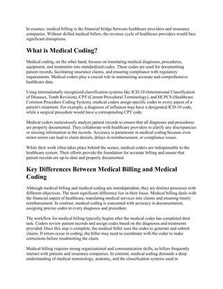 What is the difference between medical billing and medical coding.pdf