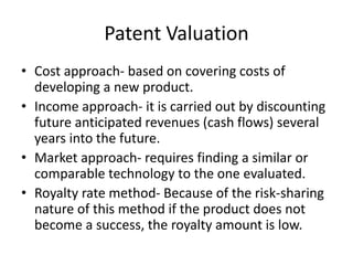 Patent is not Technology | PPTX