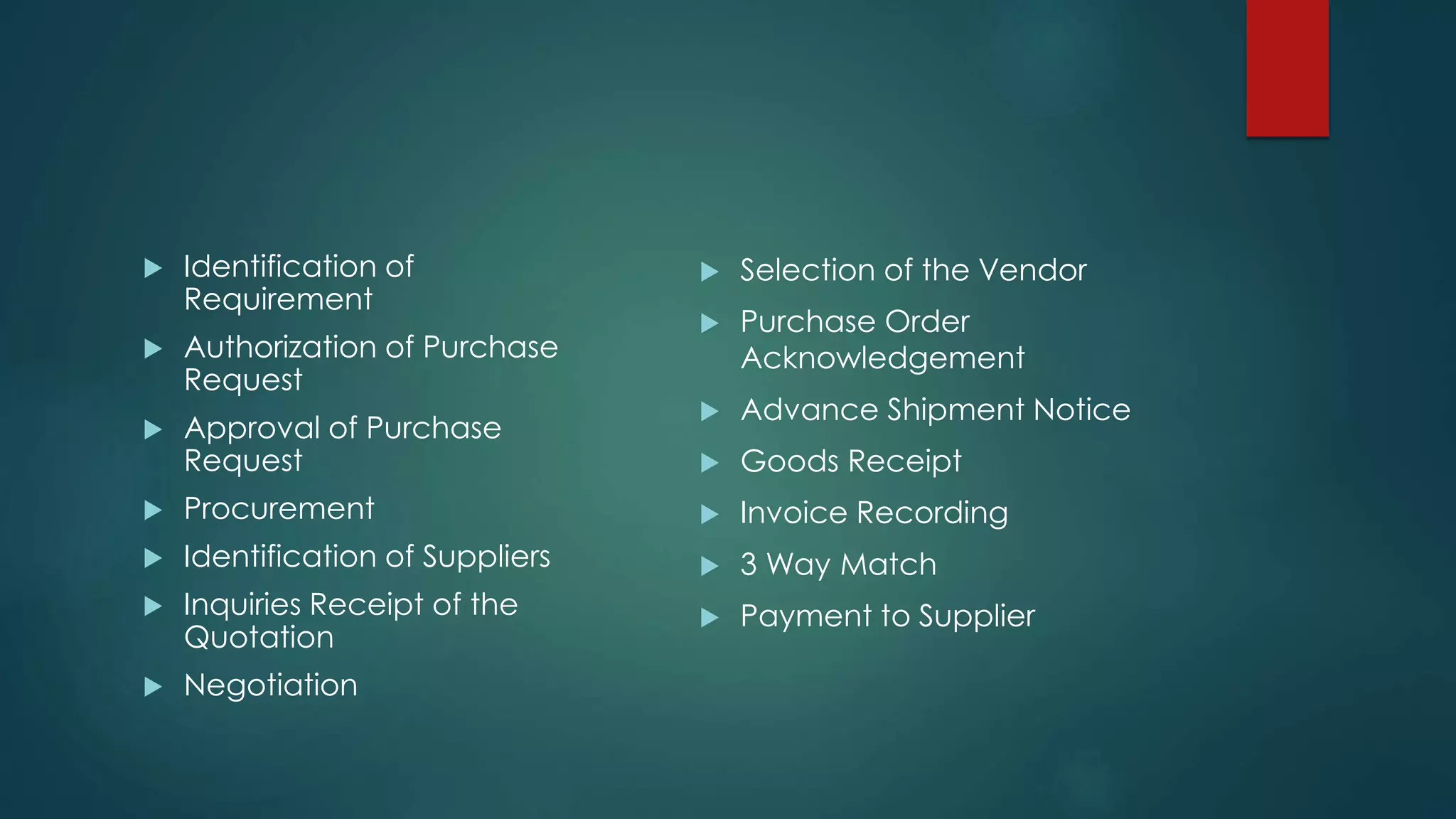 What is the difference between procurement and purchasing | PPTX