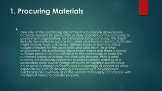What is the difference between procurement and purchasing | PPTX