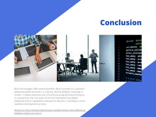 React vs Vue: Which is the front-end development Choice? | PDF