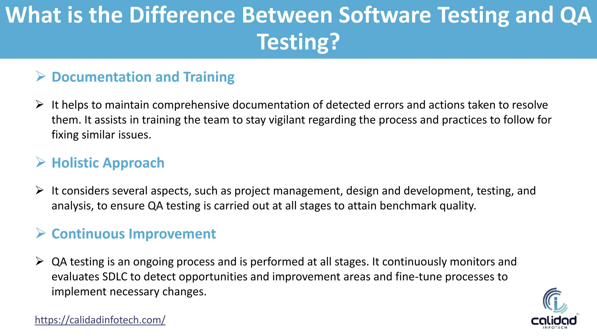 What Is The Difference Between Software Testing And Qa Testingpptx