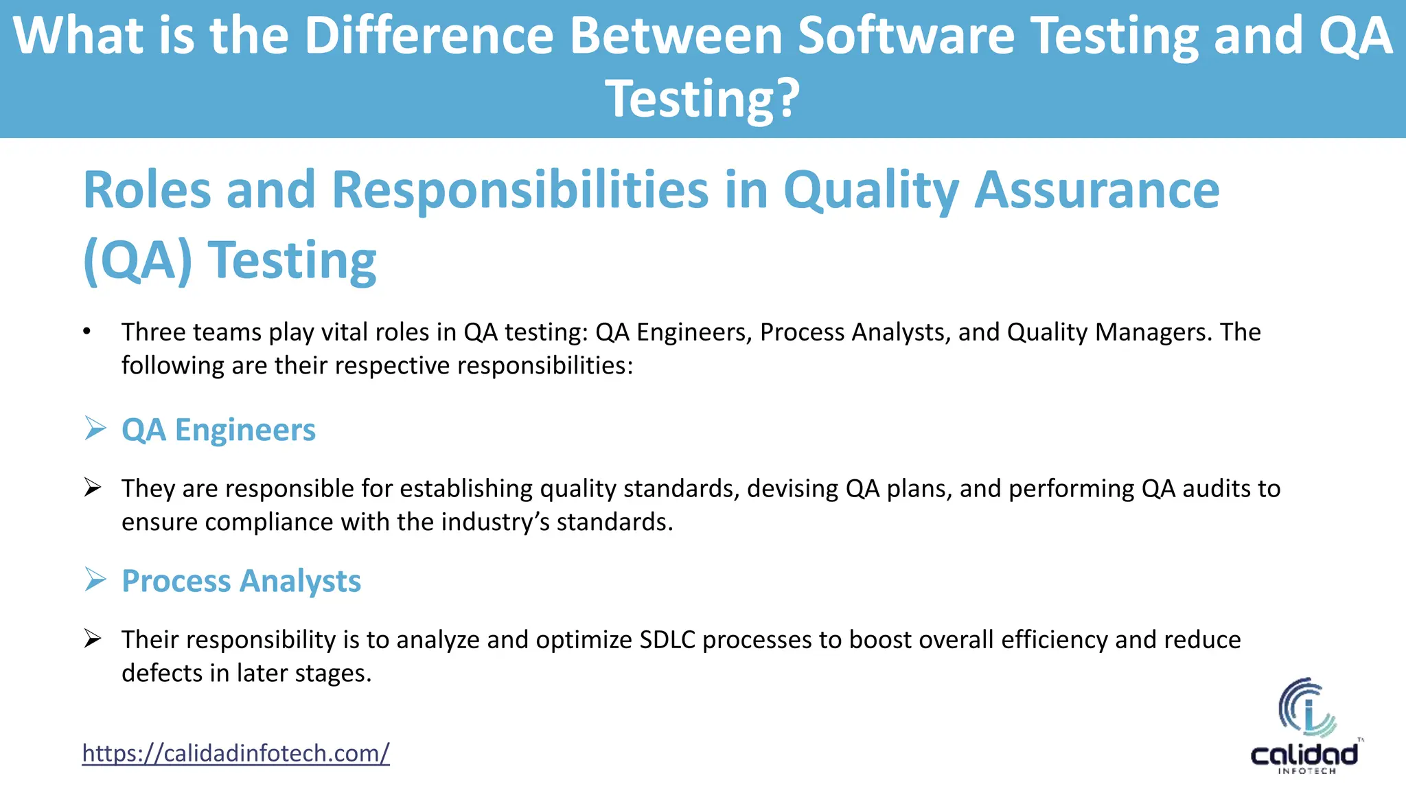 What Is The Difference Between Software Testing And Qa Testingpptx