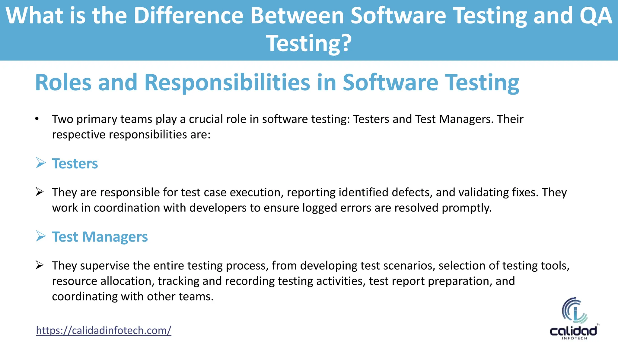 What Is The Difference Between Software Testing And Qa Testingpptx