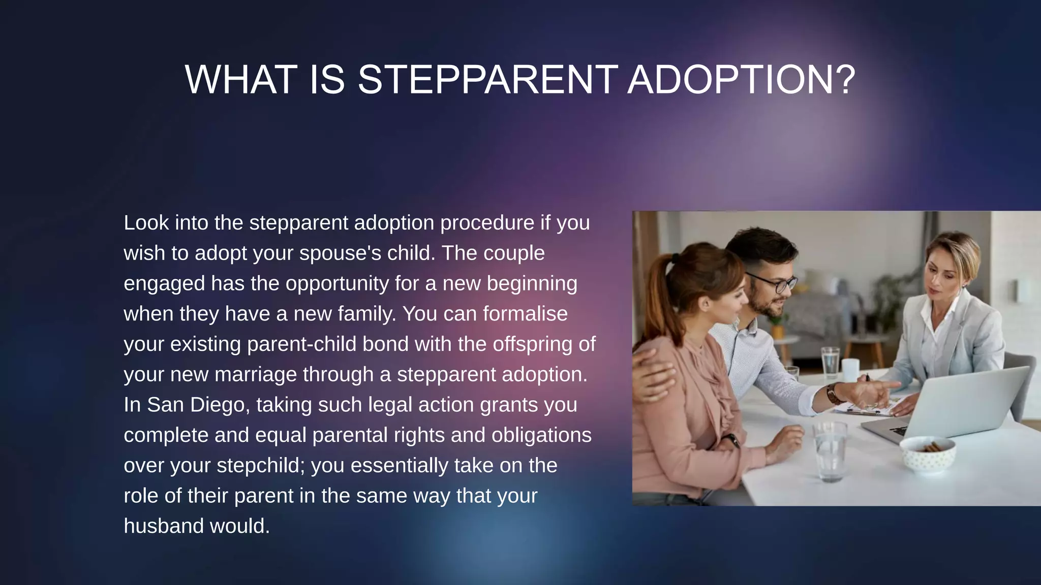 What is the difference between stepparent and adoption? | PPTX