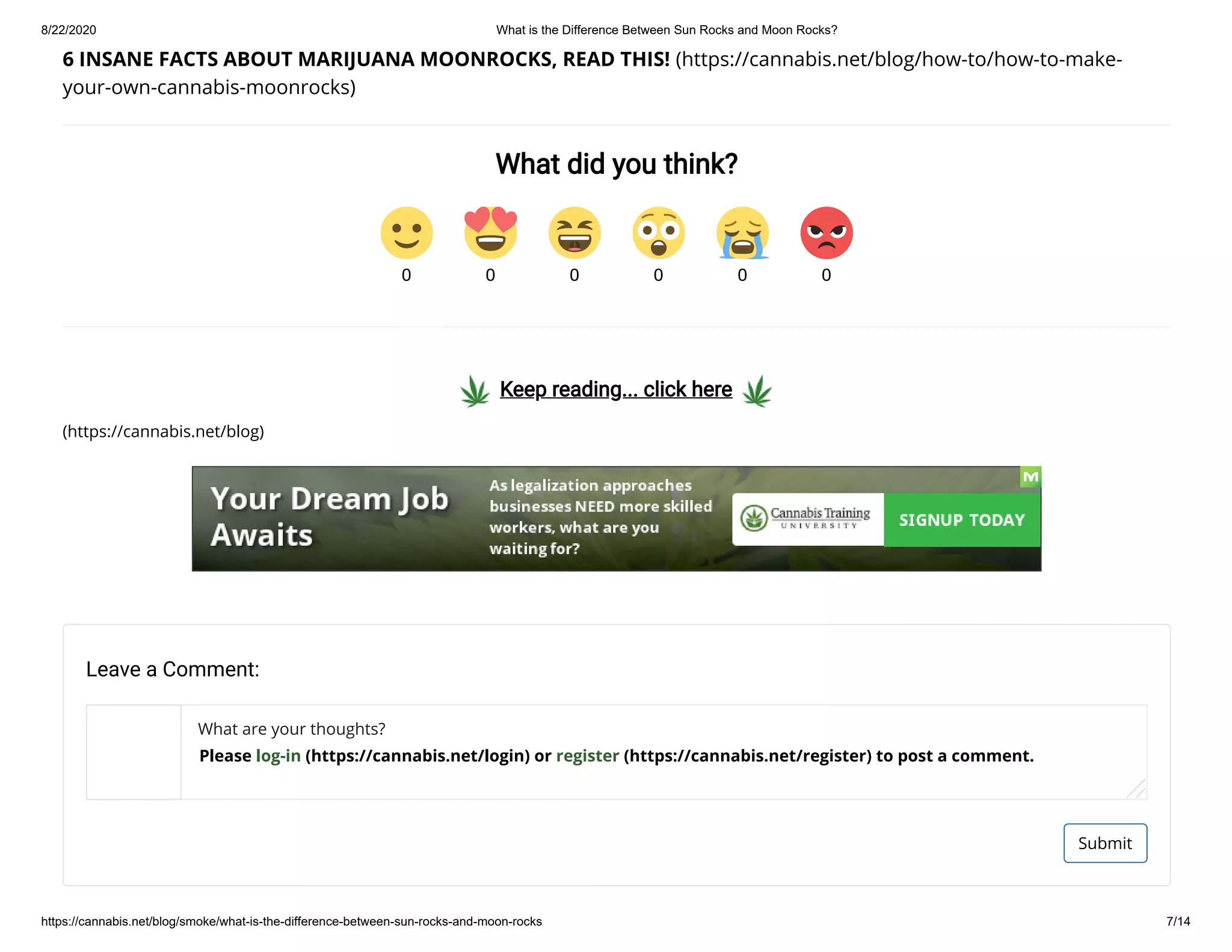 Marijuana Sunrocks or Moonrocks - What is the Difference? | PDF