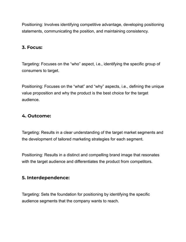 Difference Between Targeting and Positioning for Marketing Success ...