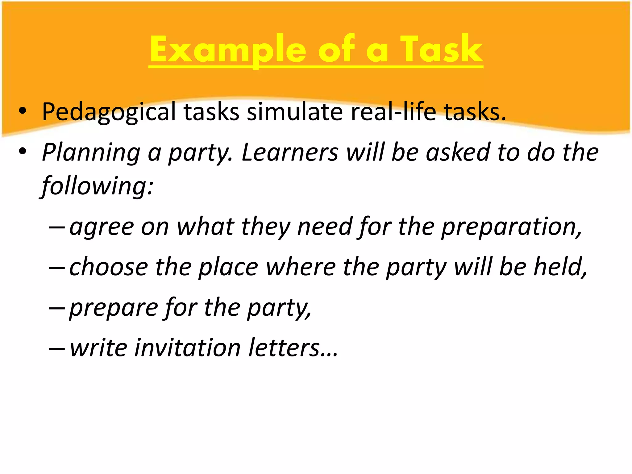 What is the difference between Task And Exercise ? | PPTX | Education