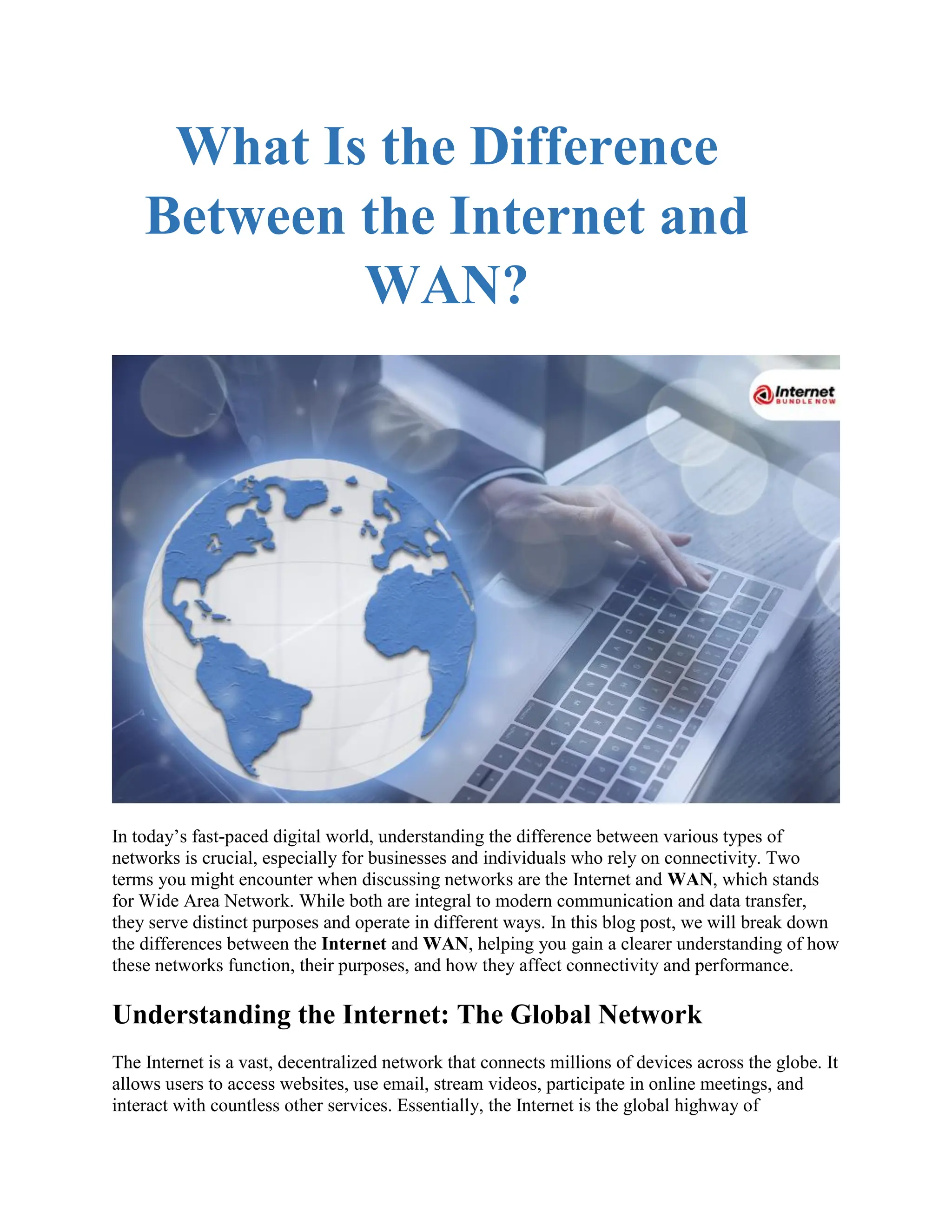 What Is the Difference Between the Internet and WAN.pdf