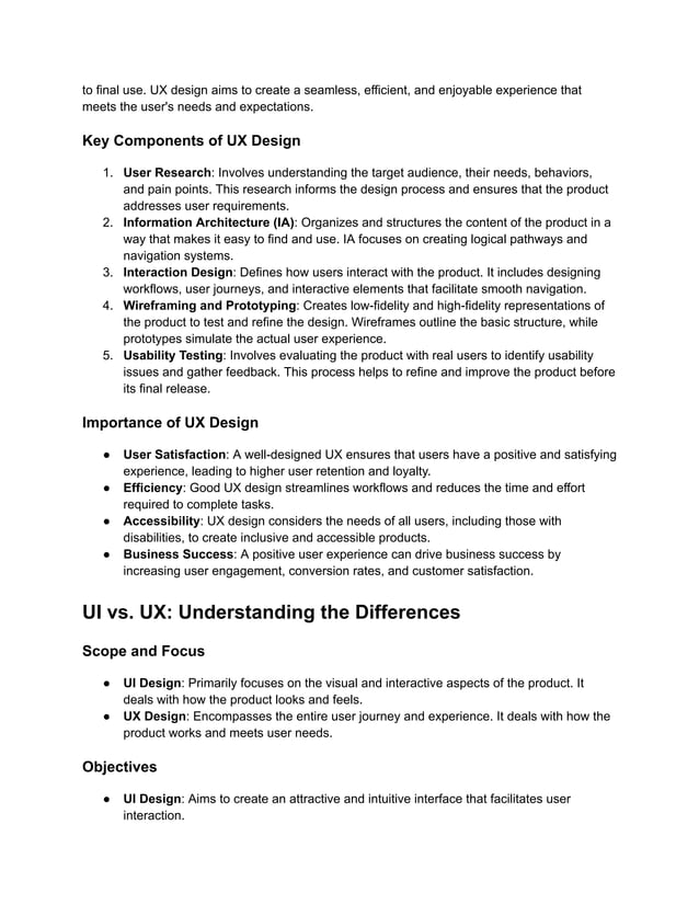 What is the difference between UI and UX 2024 Guide Jamtech.pdf