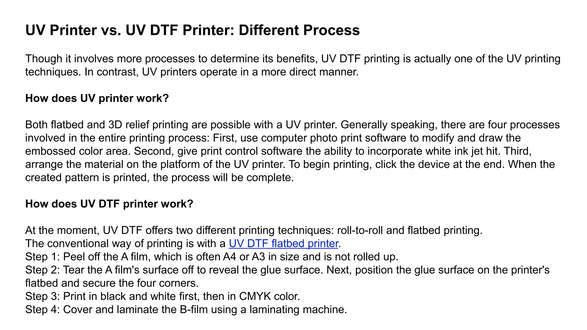 What is the Difference Between UV Printer and UV DTF Printer.pptx