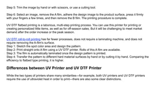 What is the Difference Between UV Printer and UV DTF Printer.pptx