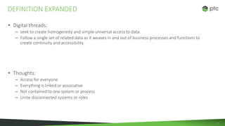 What is the Digital Thread and Why Is It Important to Me? with Scott ...