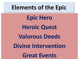 Introduction of Philippine Epic AND biag ni lam ang | PPTX