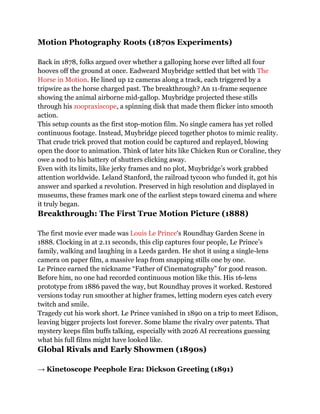 What Is the First Movie Ever Made_ A 2-Second Film That Changed Cinema ...