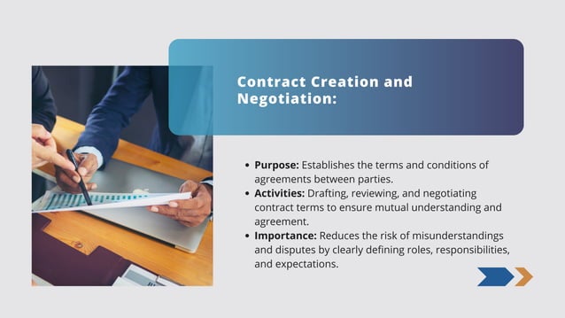 What is the function of contract management | PPT | Free Download