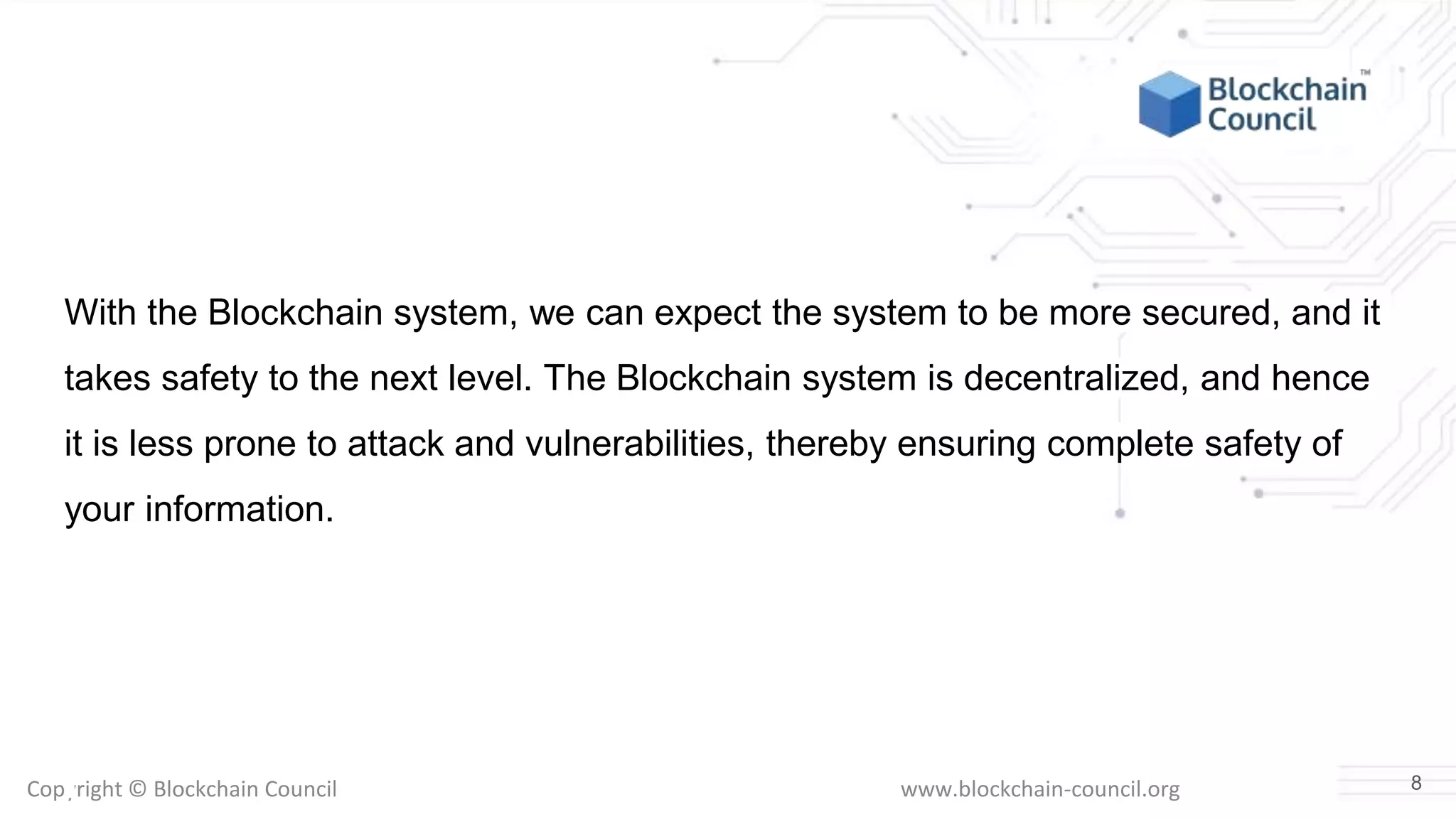 What is the future of blockchain in cybersecurity | PPT