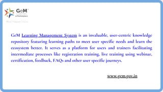 What is the GeM Learning Management System.pdf
