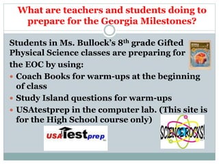 What is the Georgia Milestones Assessment System? | PPT