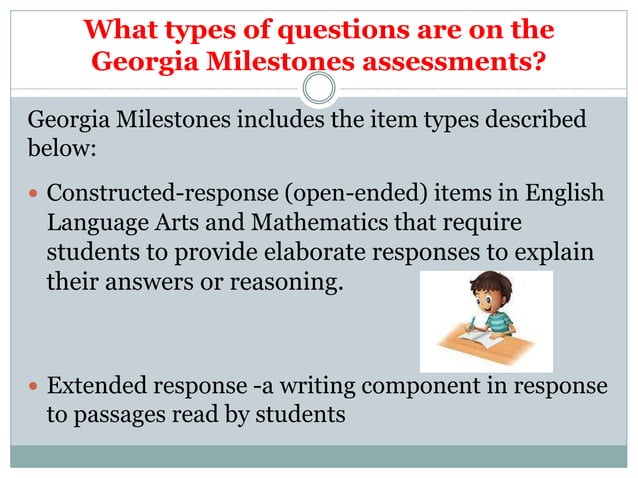 What is the Georgia Milestones Assessment System? | PPT