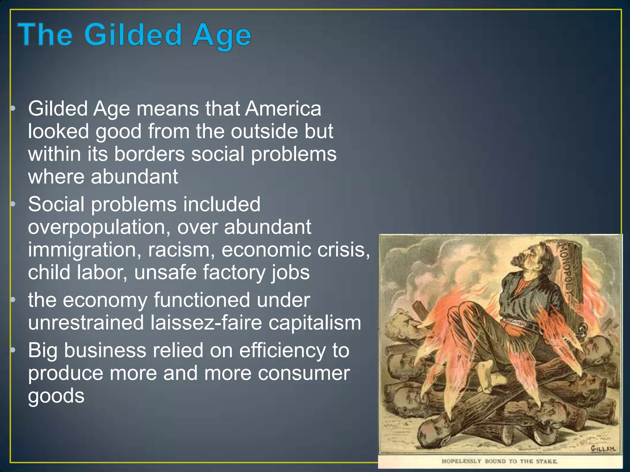 What is the gilded age | PPTX