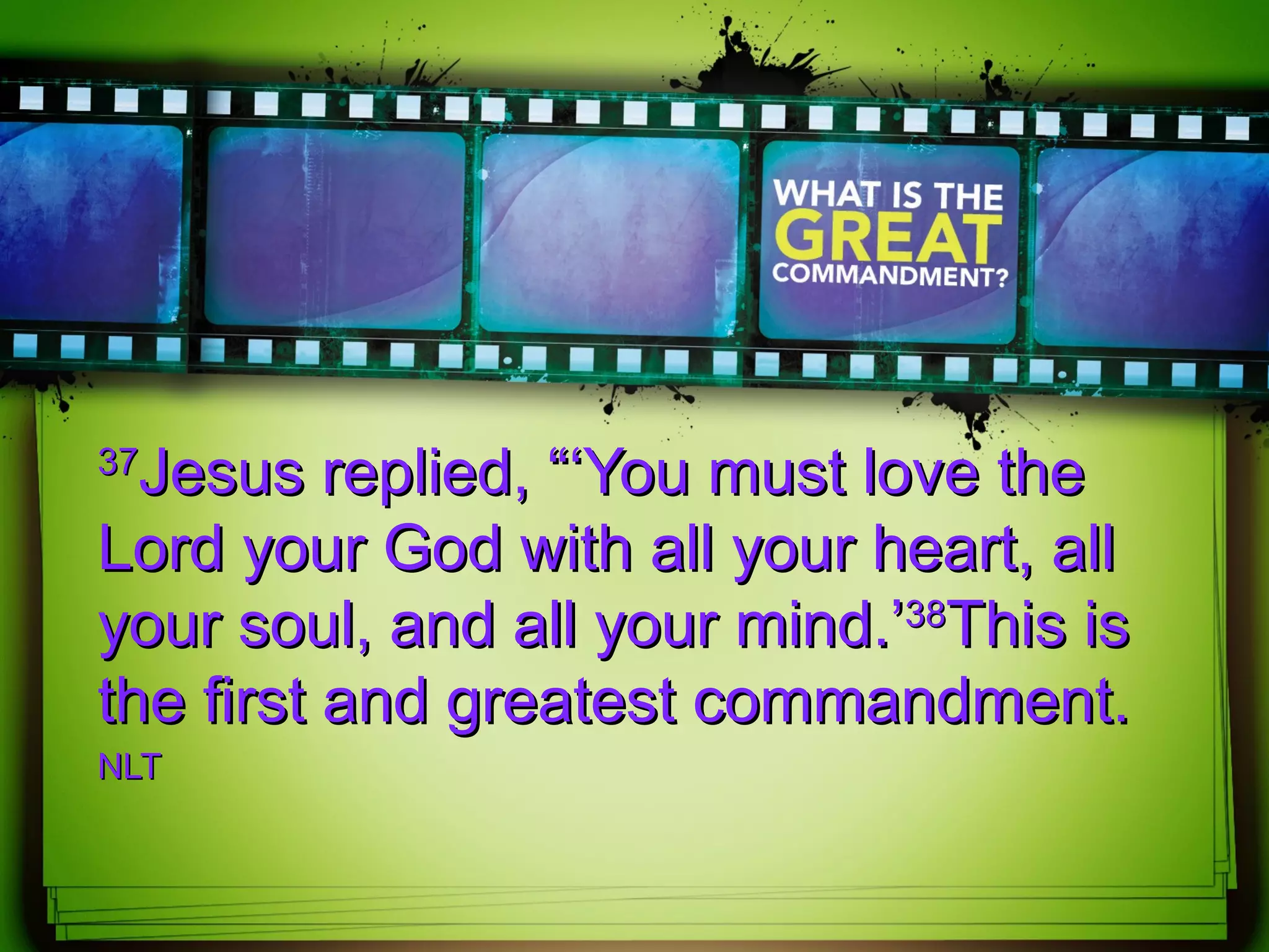What is The Great Commandment | PPT
