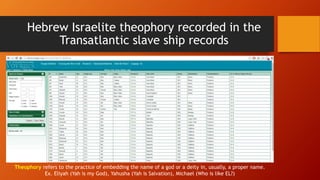 What is the history of hebrew israelite ideology and its application ...