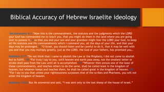 What is the history of hebrew israelite ideology and its application ...