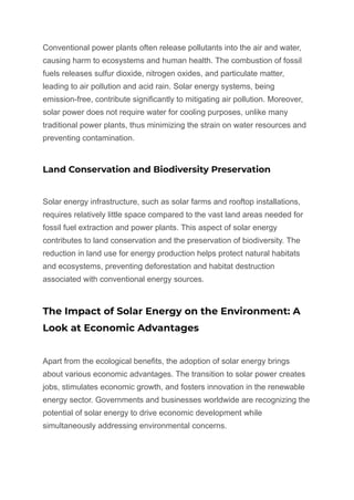 What is the Impact of Solar Energy on the Environment.pdf