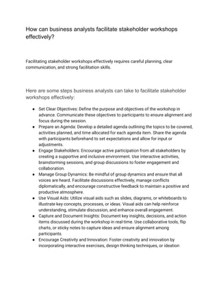 What is the importance of communication skills for a business analyst.docx