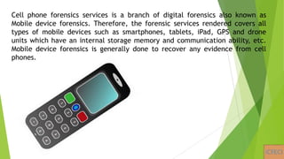 What is the importance of forensic science | PPTX