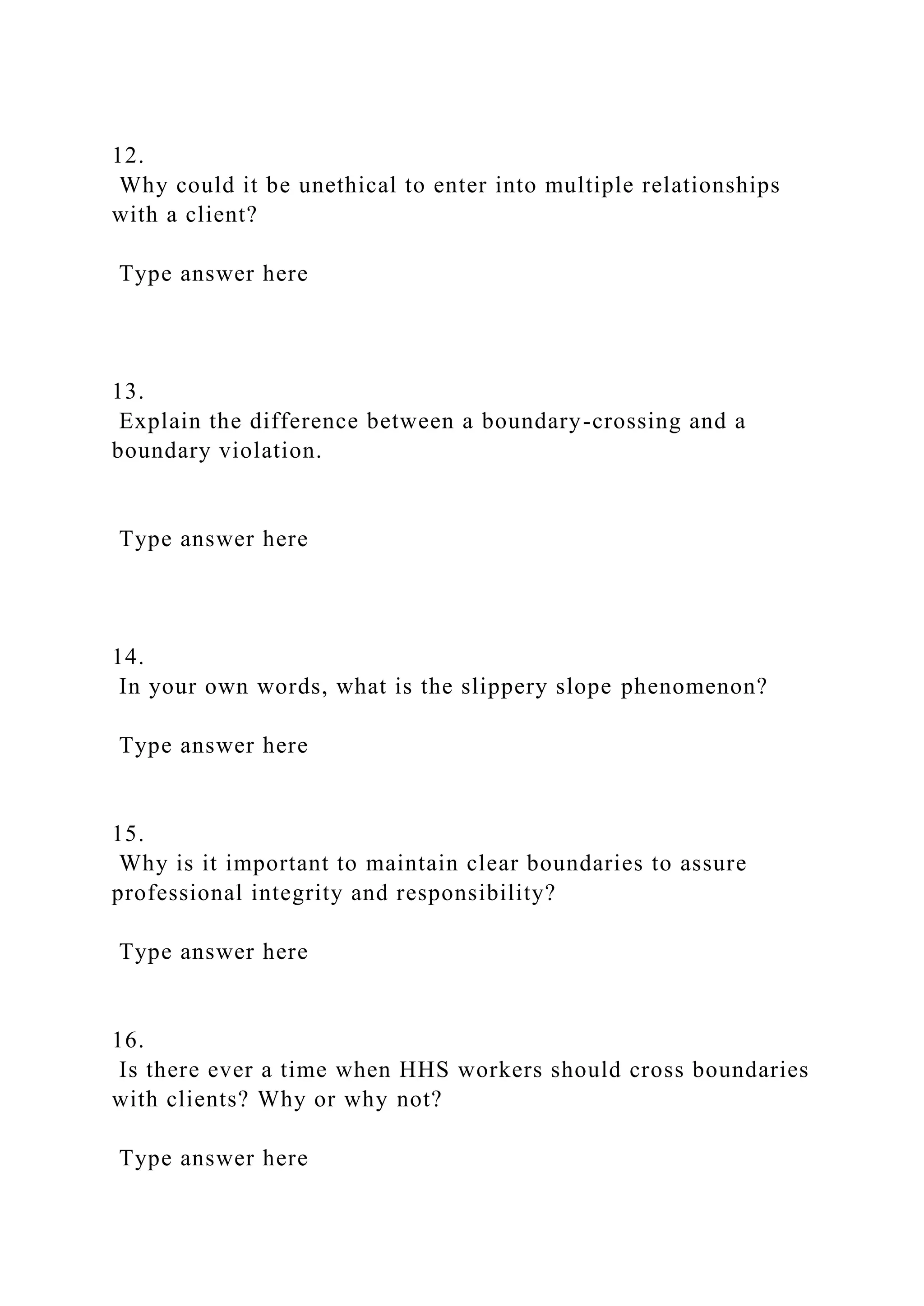 What is the importance of managing boundaries and multiple relat.docx