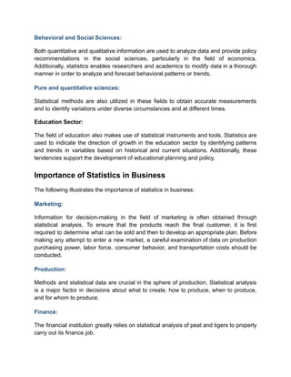 What is the importance of statistics.pdf