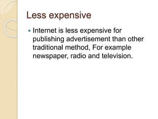 advantages and disadvantages of internet (yousef aljulaud) | PPTX