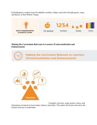 What is the k to 12 program | PDF