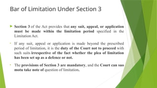 What is the Law of Limitation under indian law.pptx