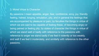 What is the life of excellence by aristotle | PPTX