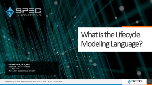 What is the Lifecycle Modeling Language? | PPT