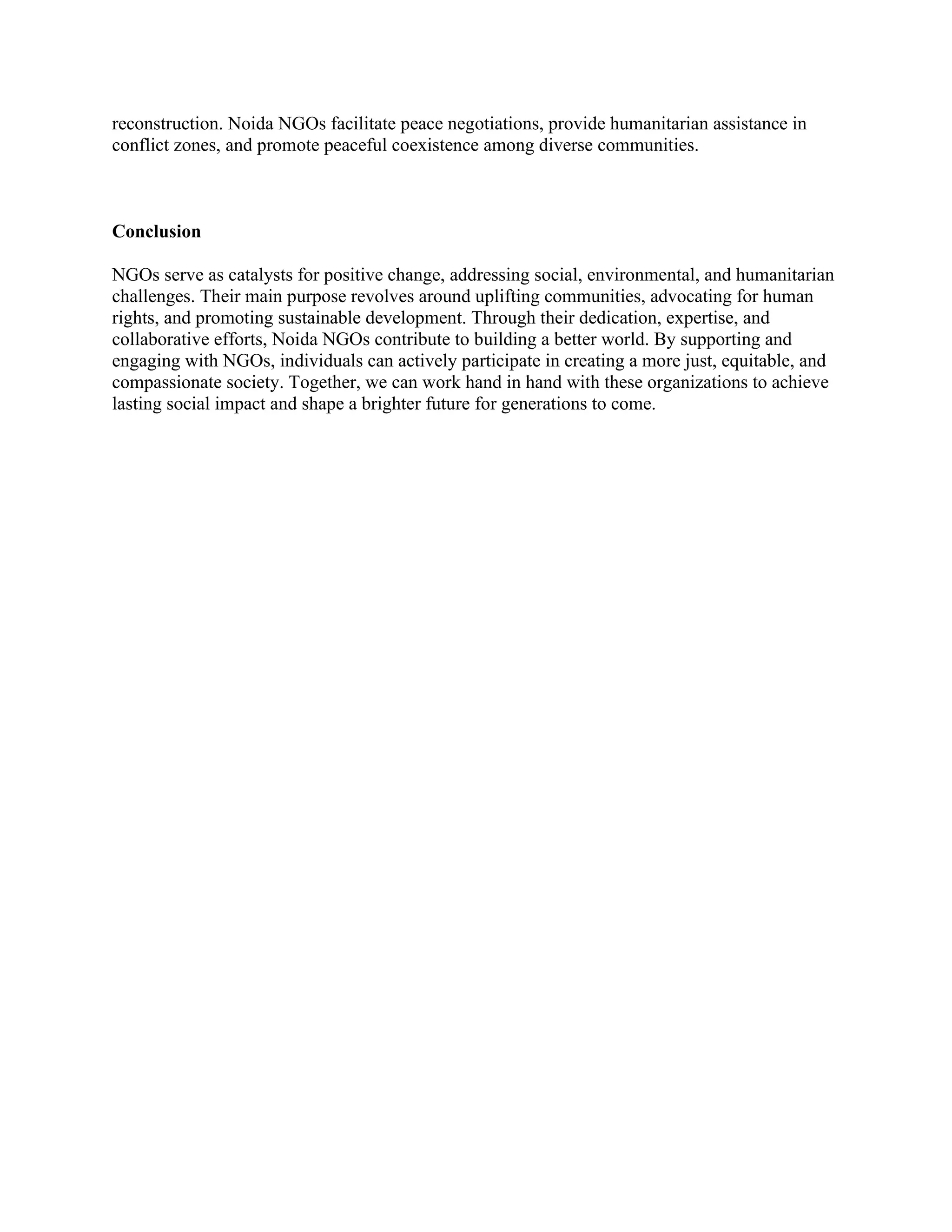 What is the main purposes of NGOs.pdf